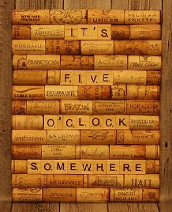 Cork Wall Art Fun Sayings Using Scrabble Tiles 5-12W x 14-12H Clever ...