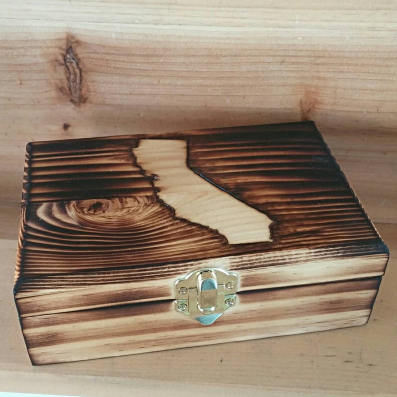 Keepsake Custom State Box, Weed Storage, Stash Box - Etsy