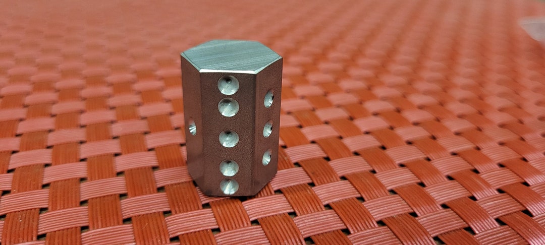 Hex Dice Metal 6 Sided Hexagonal Die, Stainless Steel single - Etsy