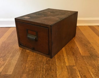 Drawer Card Catalog - Etsy