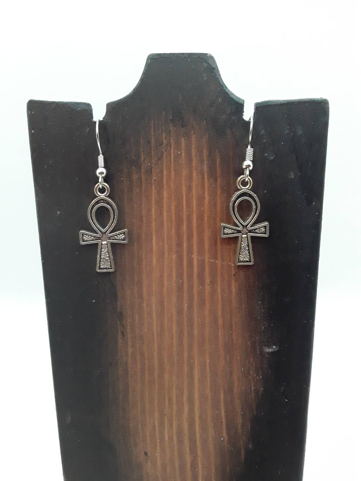 Egyptian Ankh Earrings Egyptian Style Jewelry Ankh Symbol - Etsy