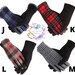 Monogrammed Gloves Embroidered Plaid - Etsy