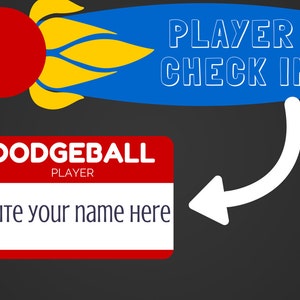 Customizable and Printable Dodgeball Birthday Party Signs: Dodgeball ...