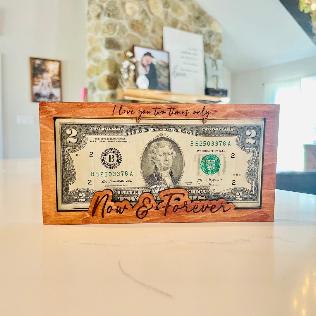 Money Sleeve Keepsake, Two Dollar Bill (gift Money NOT Included) - Etsy