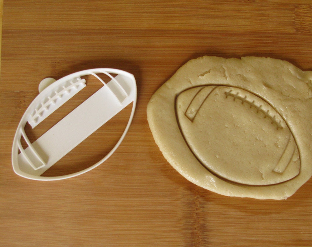 Football Cookie Cutter Birthday Gift Stamp Fundraiser Bake Sale - Etsy