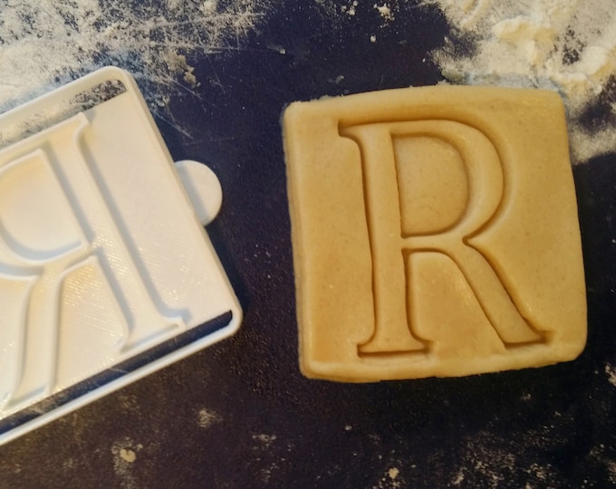 Custom Monogram Circle Cookie Cutter Personalized Initials - Etsy
