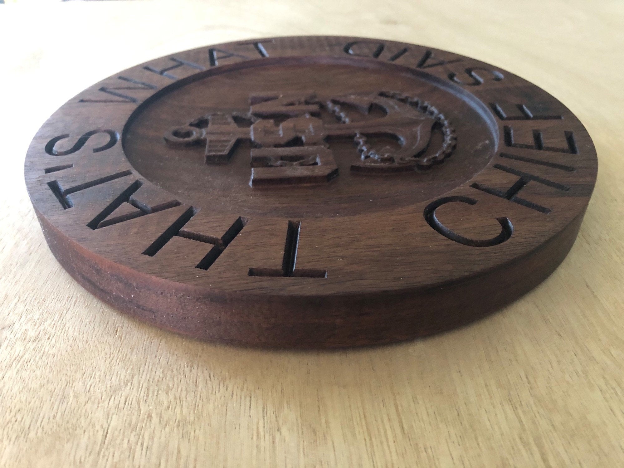 Custom US Navy Chief Plaque: Engraved Retirement Gift - Etsy