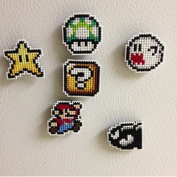 Super Mario Magnets - Etsy