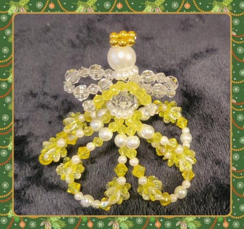 M1020A - Christmas Crystal Angel Ornaments Decorations - Etsy
