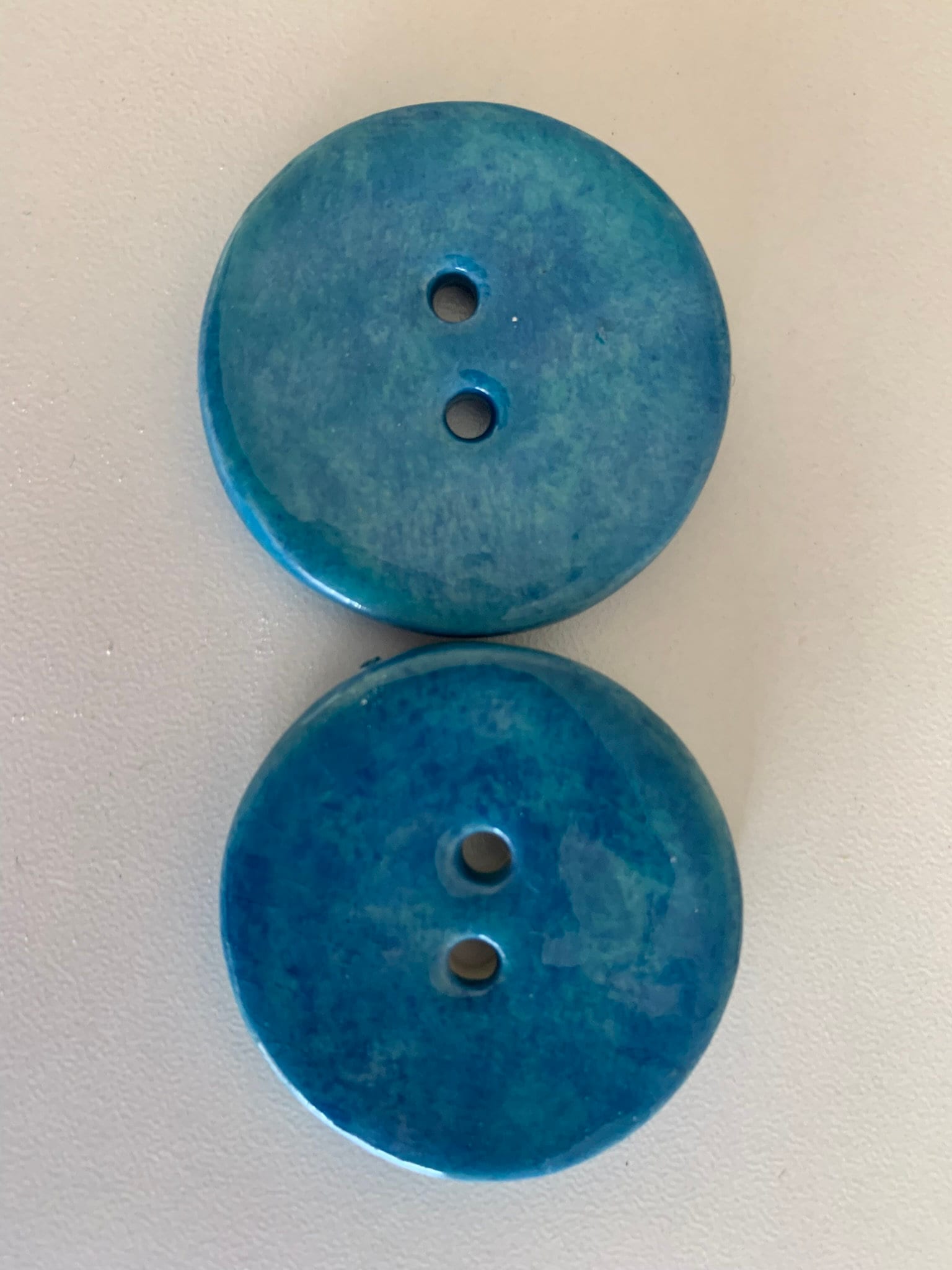 Large Plain Handmade Ceramic Buttons, 2 Holes, 3.5cm (each) - Etsy ...
