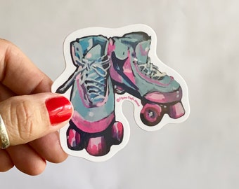 Roller Skate Temporary Fake Tattoo Sticker set of 2 - Etsy