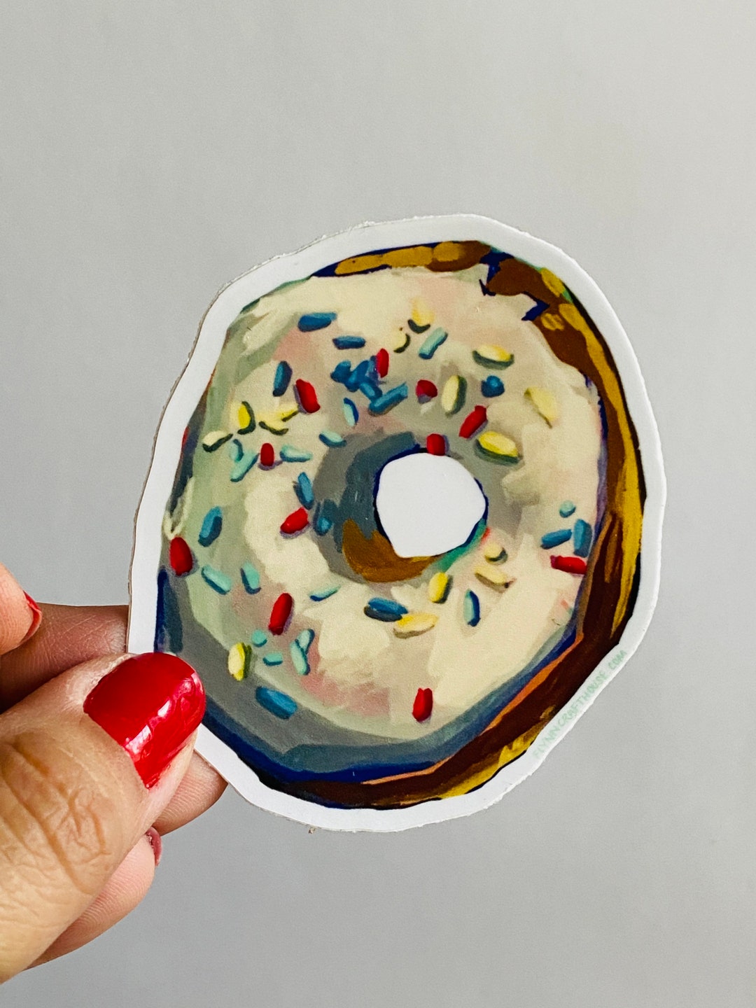 Donut | 3" Sticker Decal | Waterproof Weatherproof | Pan Dulce Latinx ...