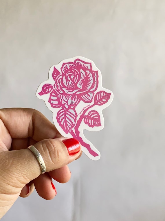 La Rosa 3 Glossy Vinyl Sticker Decal Waterproof - Etsy