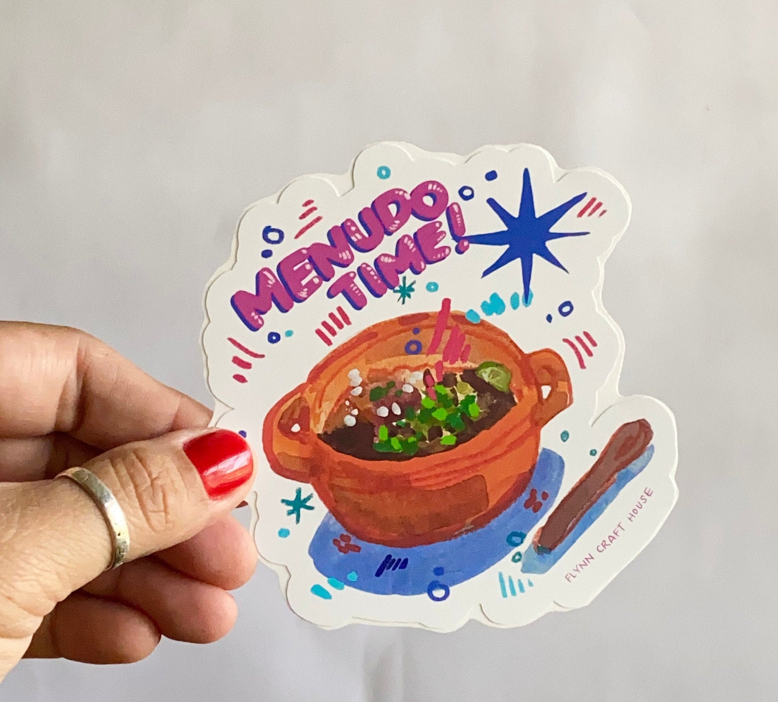 Menudo Time | 4" Vinyl Sticker Decal | Waterproof Weatherproof ...