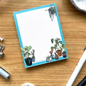 Plant Lady 4x5 Notepad 50 sheets Houseplants Plants - Etsy 日本
