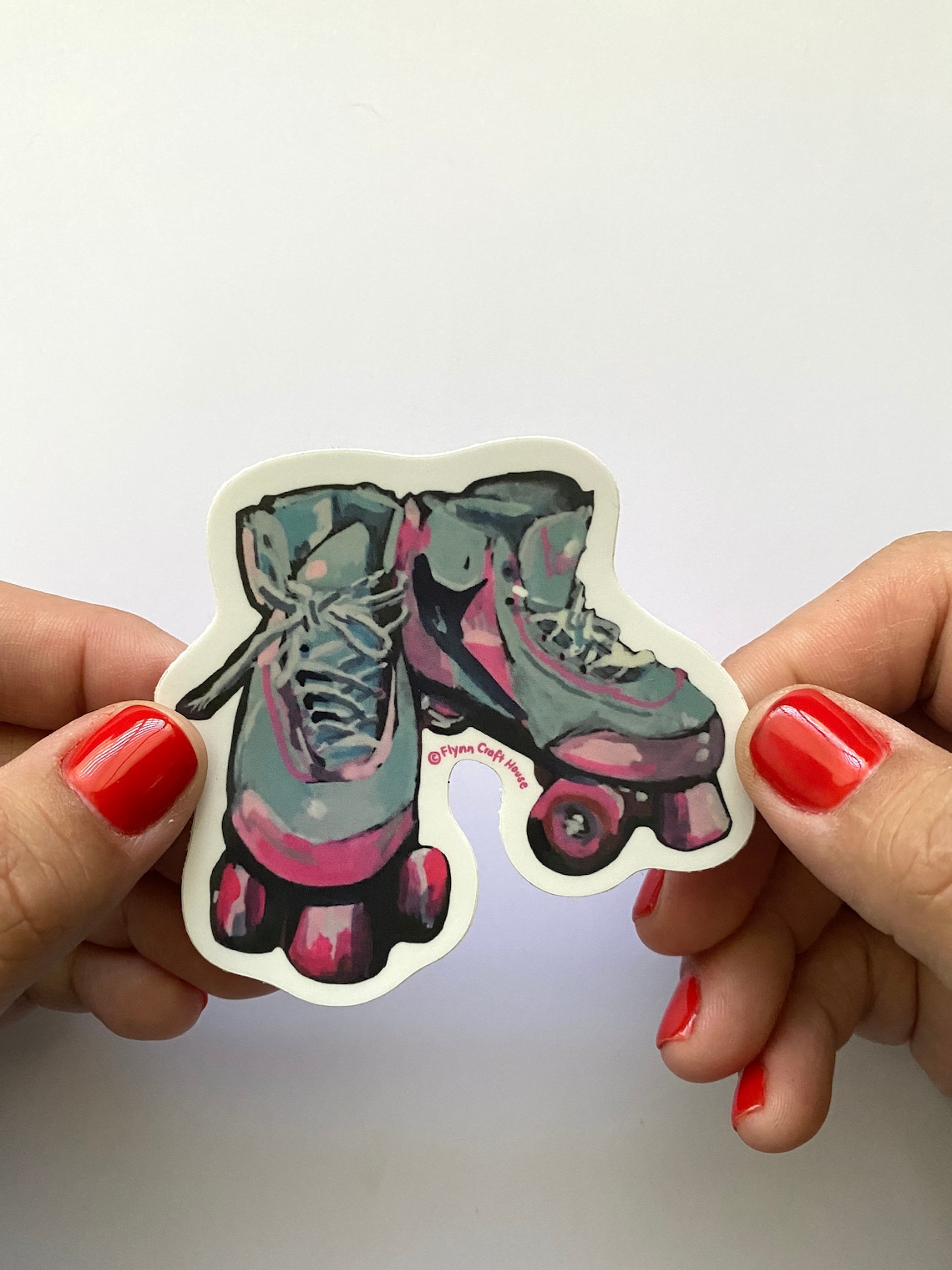 Roller Skates 3 Glossy Vinyl Sticker Decal - Etsy