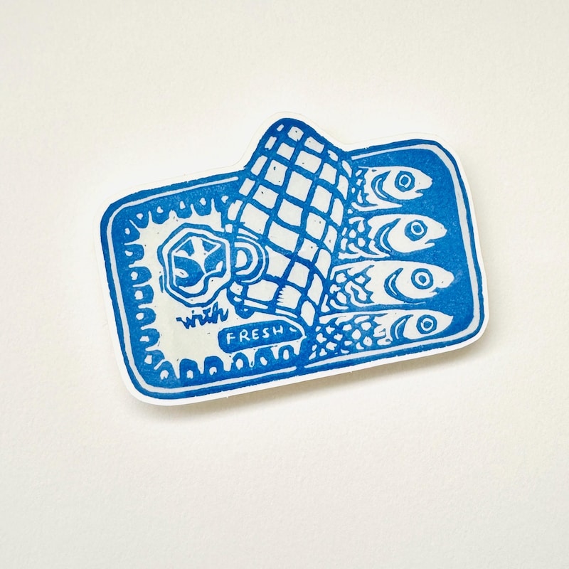 Sardine Water Bottle - Etsy UK