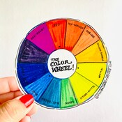 Ver 2.0 Printable Color Wheel, Printable Color Wheel, Easy to Use ...
