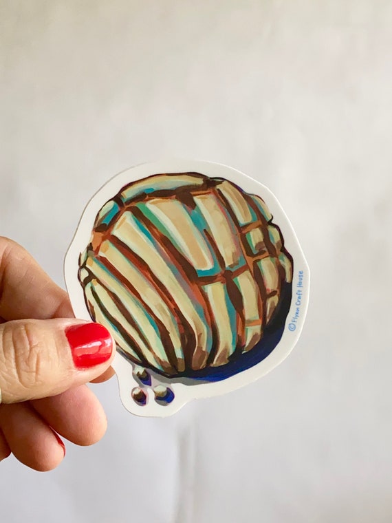 Concha Pan Dulce 3 Vinyl Sticker Decal Waterproof - Etsy