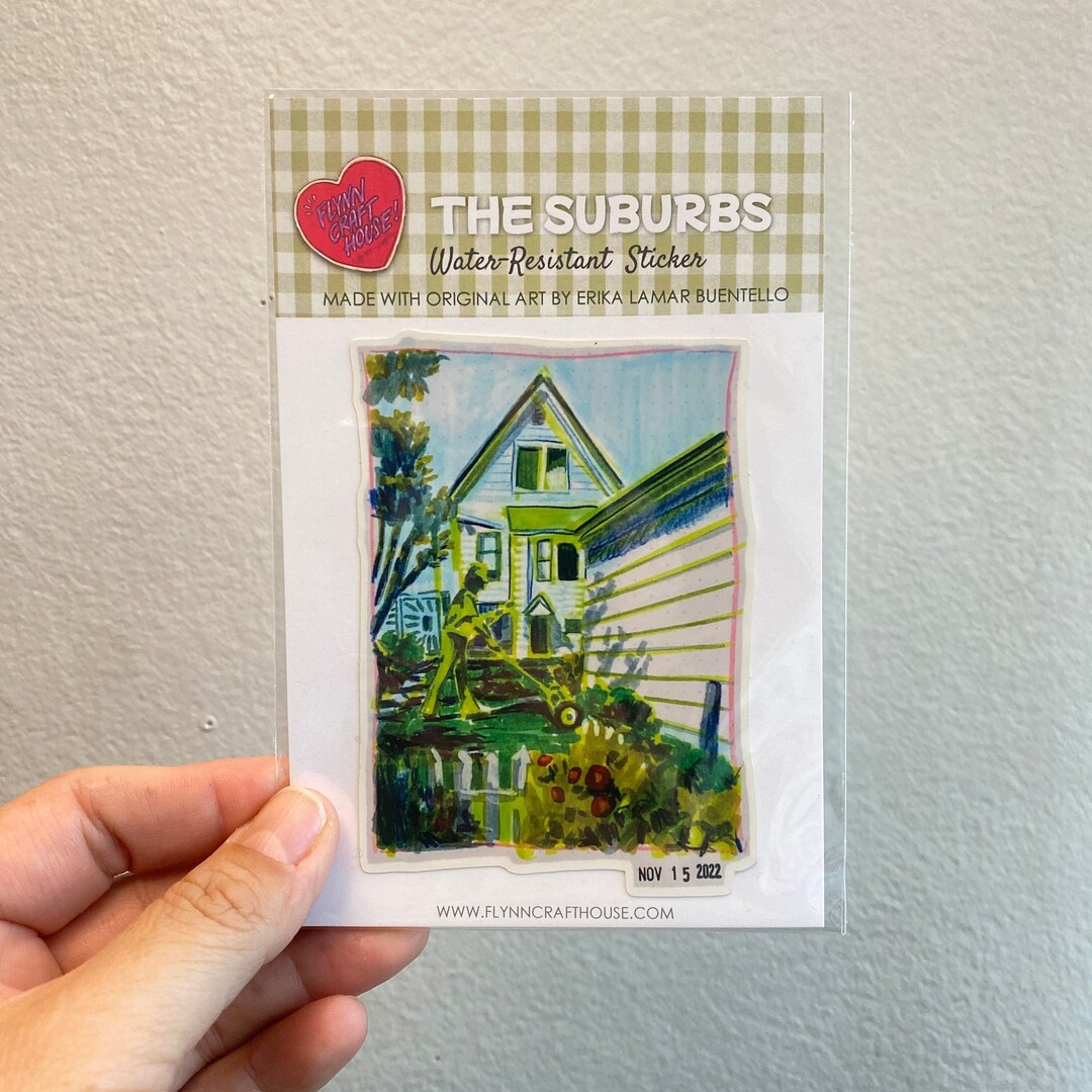 The Suburbs | 4" Vinyl Sticker Decal | Waterproof Weatherproof ...