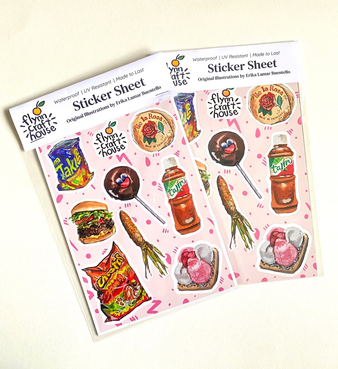 Snack Shack | Sticker Sheet | Waterproof Weatherproof | Latinx Snacks ...