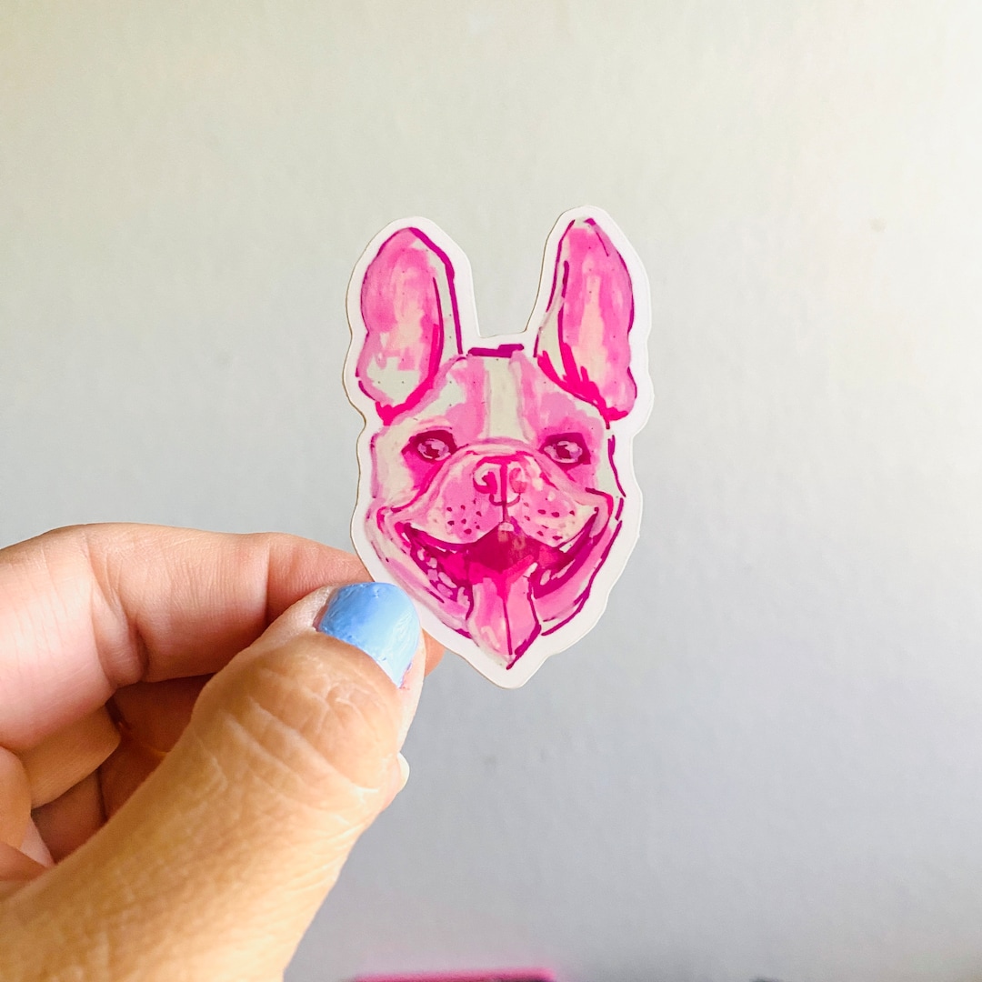 French Bulldog Vinyl Sticker: Weatherproof Dog Decal - Etsy