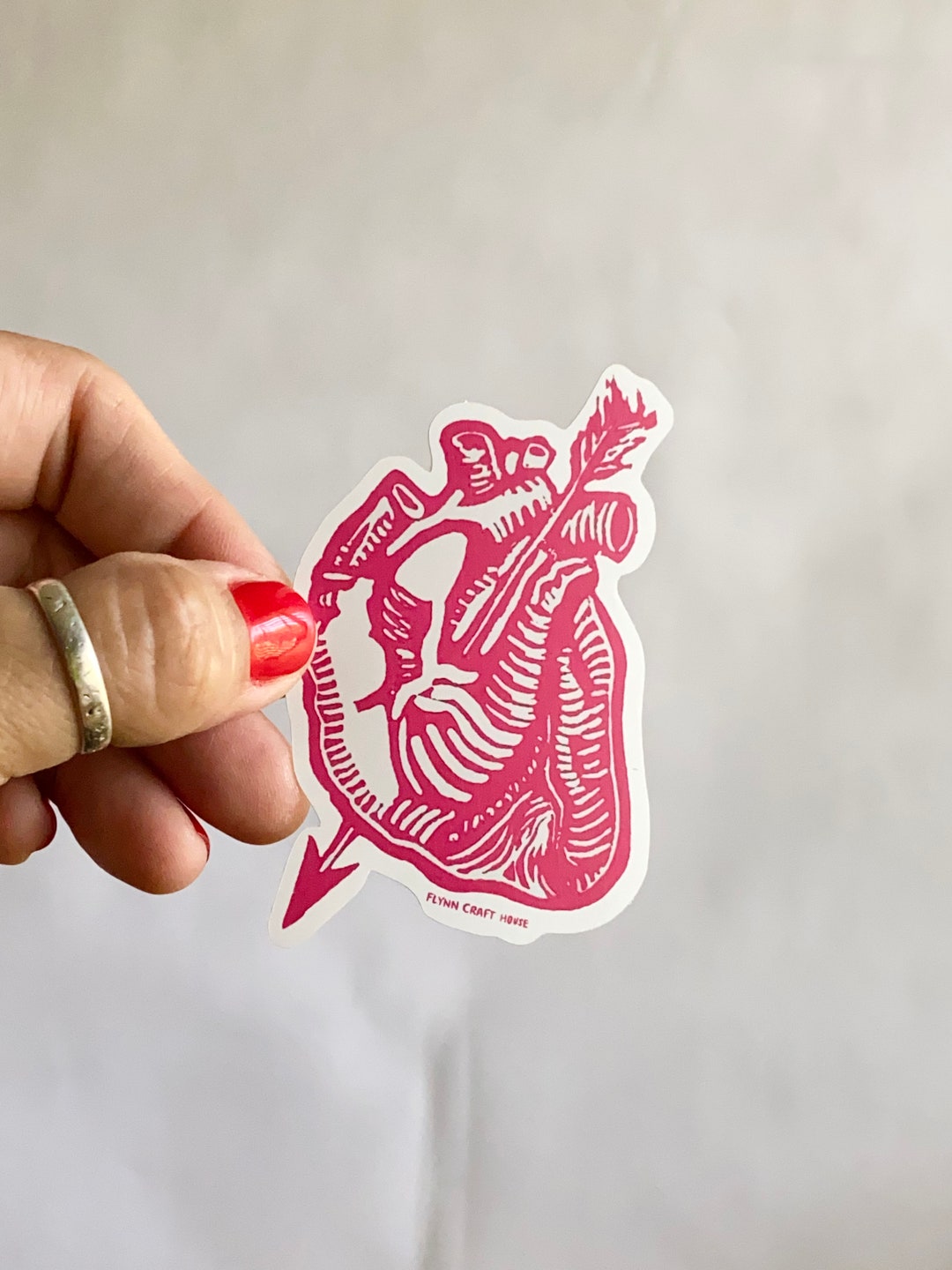 El Corazon | 3" Glossy Vinyl Sticker Decal | Waterproof Weatherproof ...