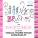 Stitching Brushes for Photoshop | Thread Layer Styles | Hand-stitches ...