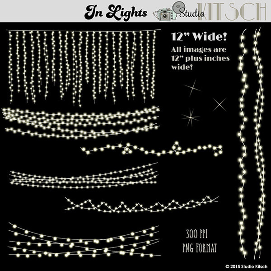 String Lights Clip-art, Christmas Graphics, Christmas Lights ...