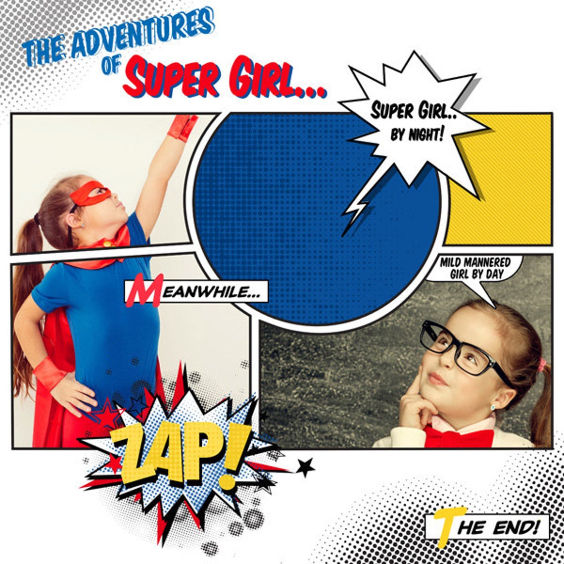 Comic Book Clip Art, Templates, Comic Strip, Superhero, Cartoon ...