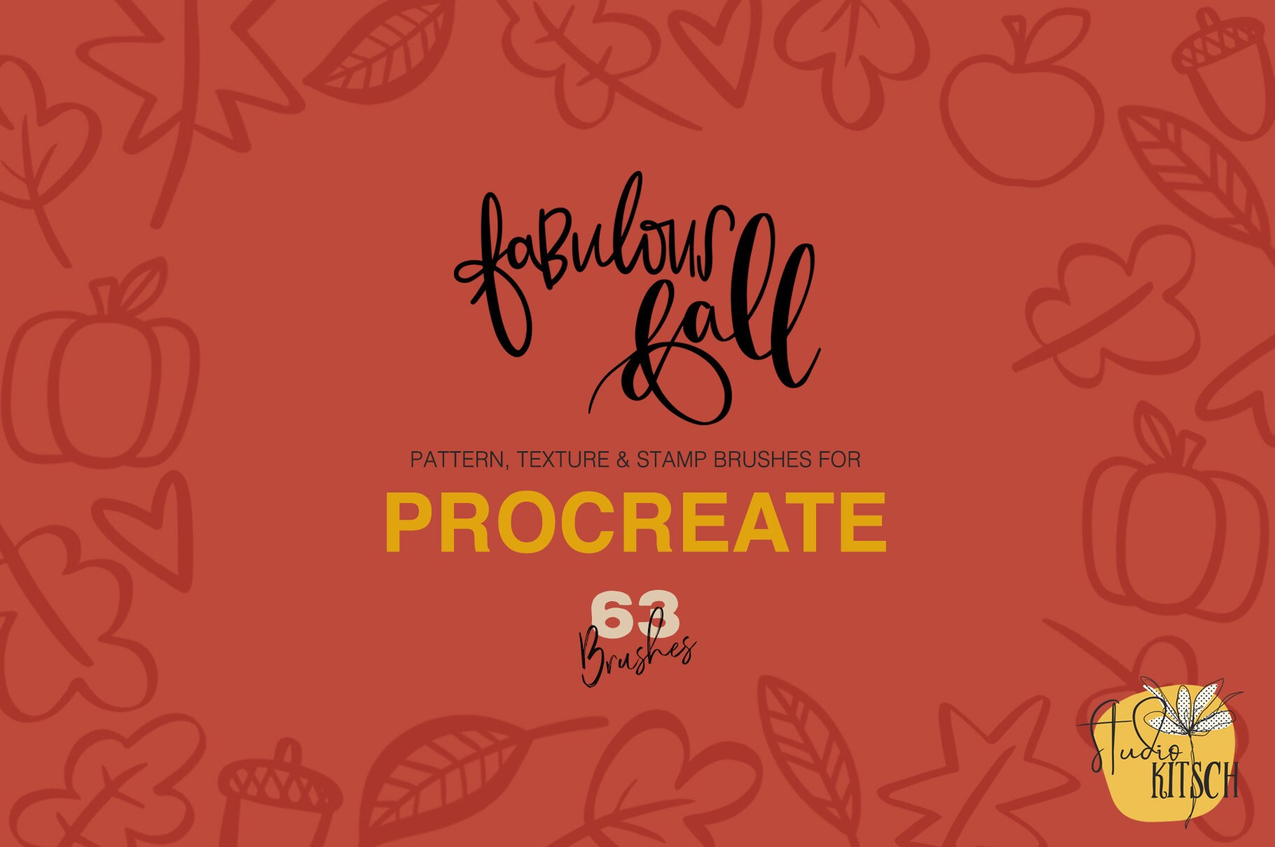 Fabulous Fall Procreate Brushes Ipad Fall Autumn | Etsy