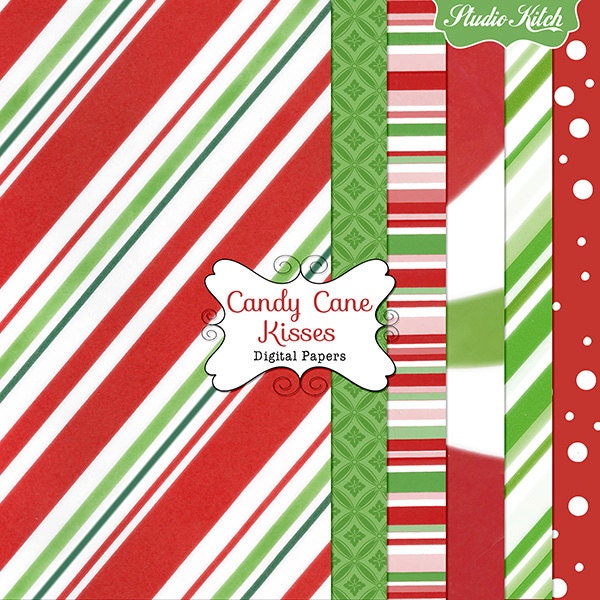 Candy Cane Papers - Etsy