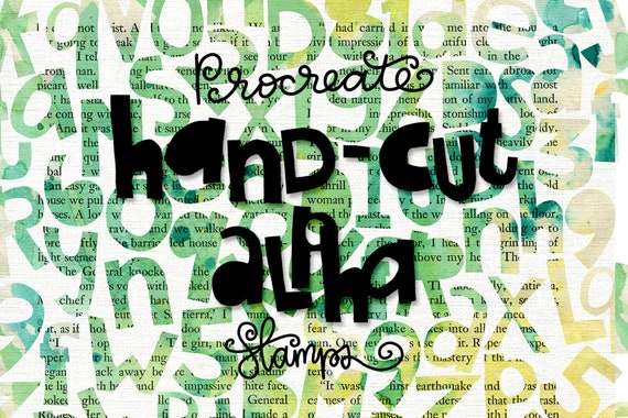 Hand-cut Alpha Procreate Stamp Brushes Solid & Watercolor - Etsy