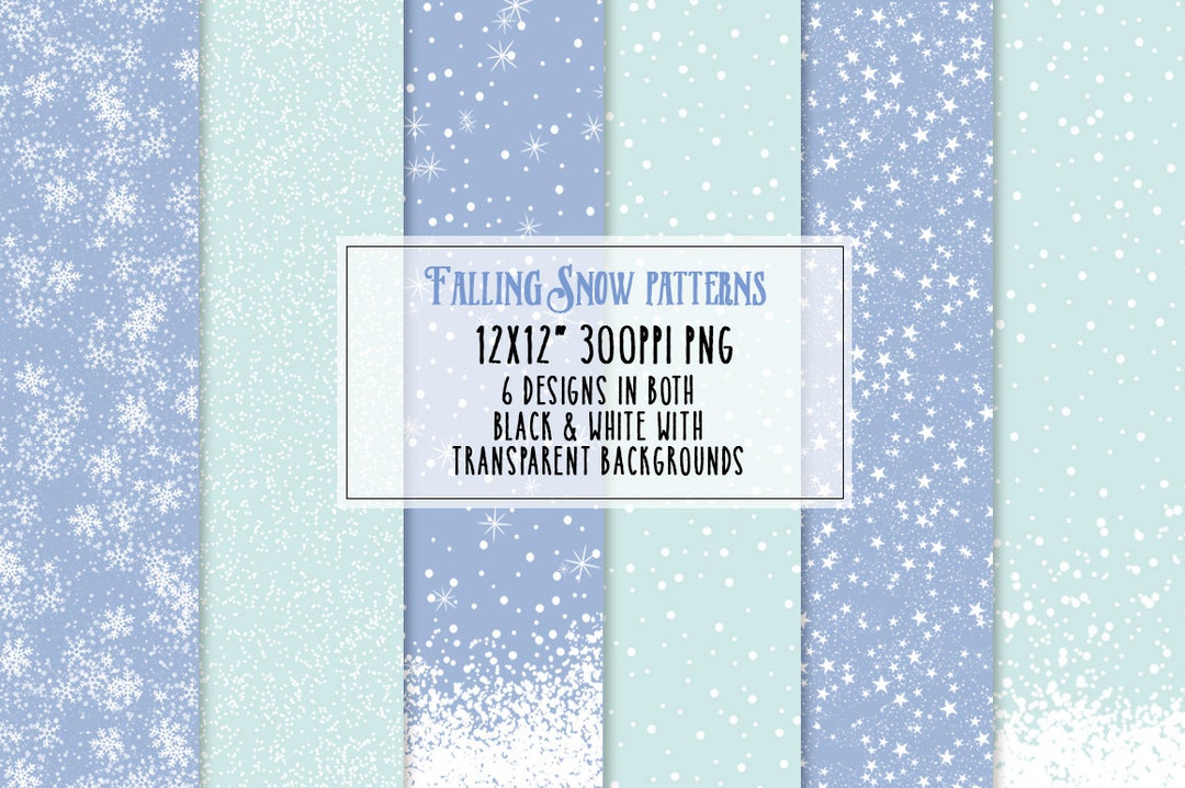 Falling Snow Patterns, Christmas, Winter, Snow, Templates, Card Making ...
