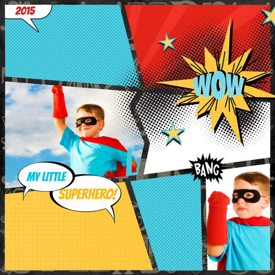 Comic Book Clip Art, Templates, Comic Strip, Superhero, Cartoon ...