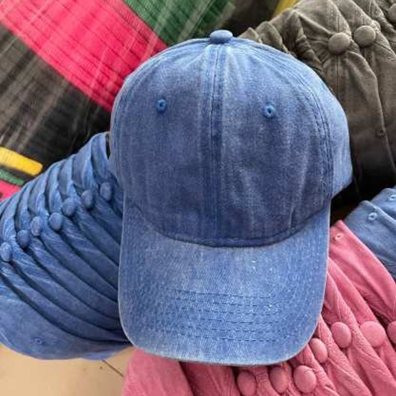 Distressed Baseball Cap - Etsy