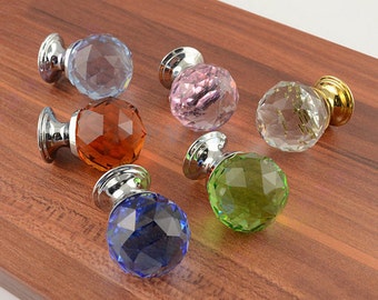 Crystal knobs | Etsy