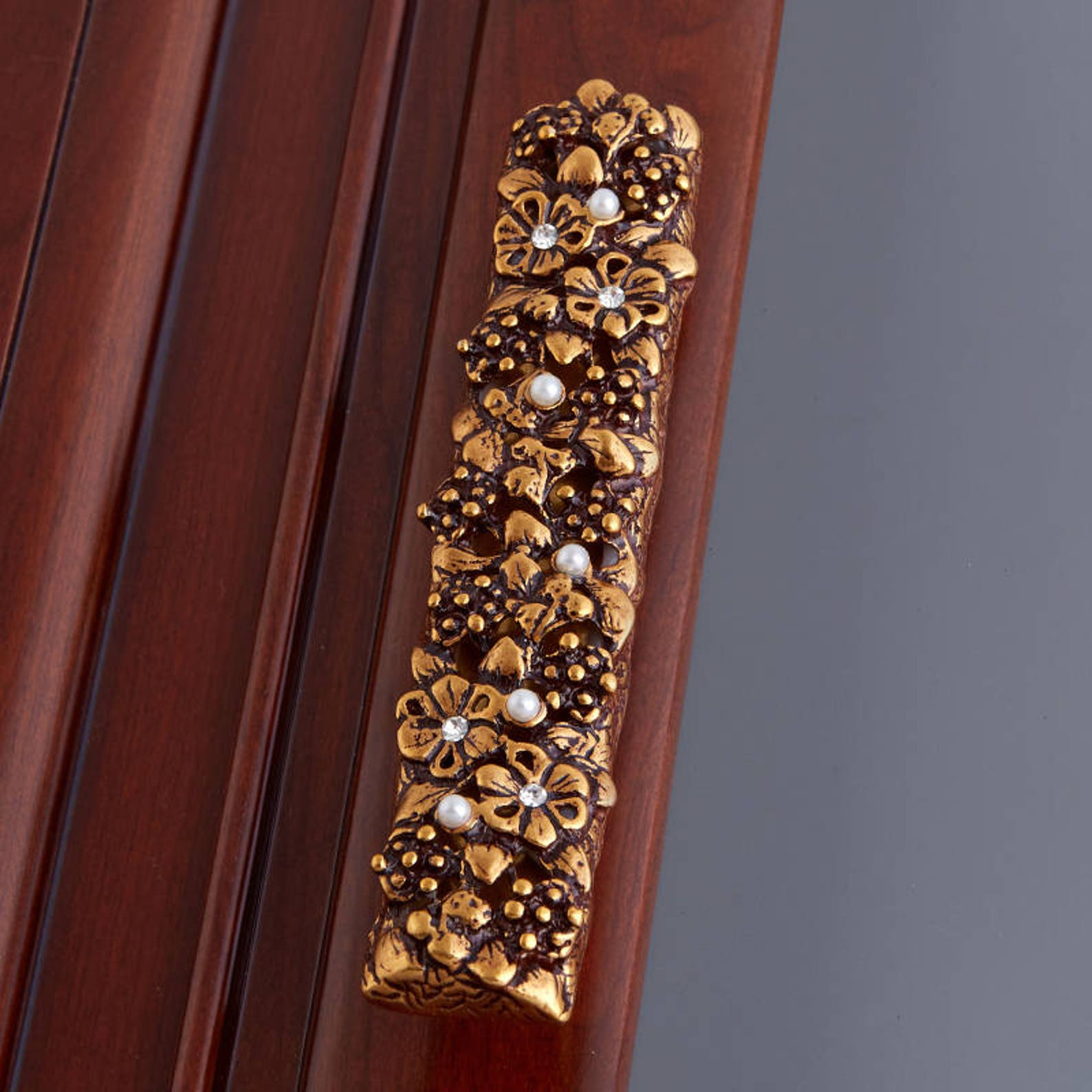 European Modern Pull Handle Gold Wardrobe Pull Handle Wine - Etsy