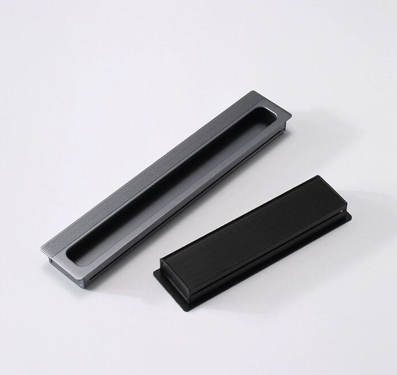 Embedded Cabinet Door Concealed Pull Handle Push-pull Sliding Door Pull ...