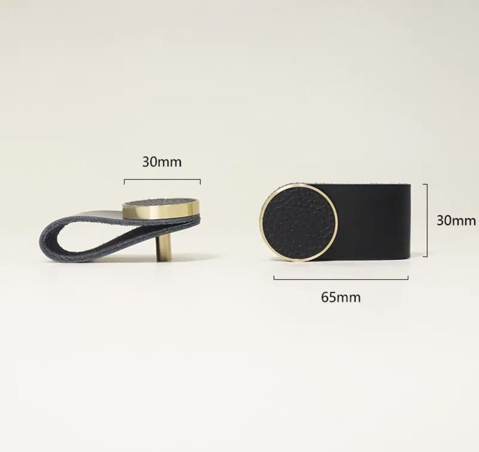 Nordic Knob Modern Brass Skin Small Knob Cabinet Knob Modern Drawer ...