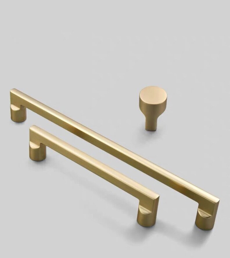 Modern Simple Gold Cabinet Pull Handle Drawer Pull Handle Door | Etsy