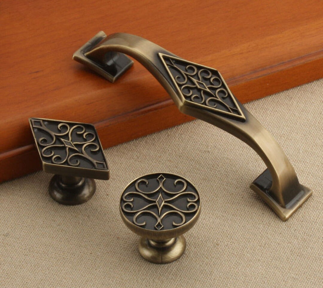 Retro Drawer Pull Handle Door Pull Handle Knob Dresser Pull - Etsy