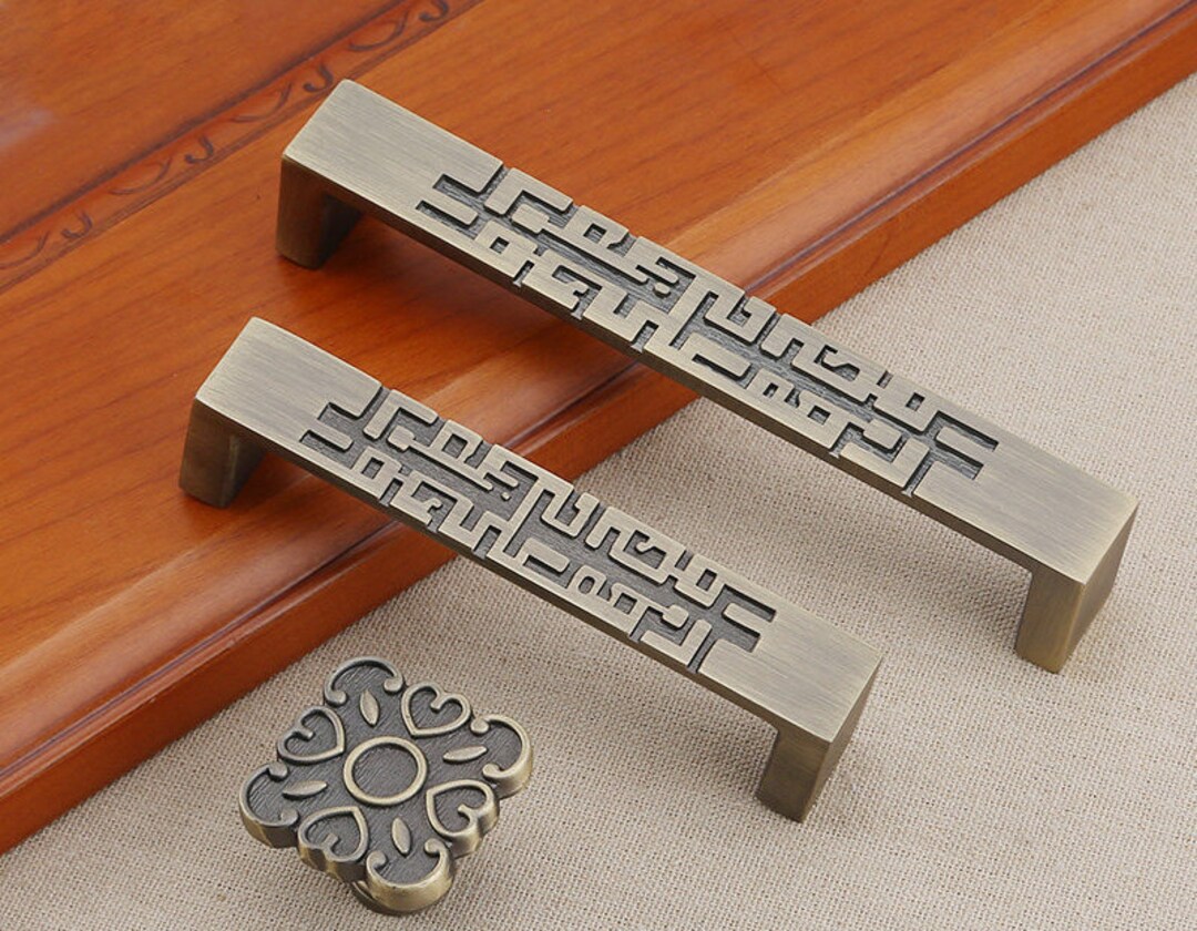 Retro Cooper Cabinet Pull Handle Door Pull Handle Bronze Dresser Pull ...