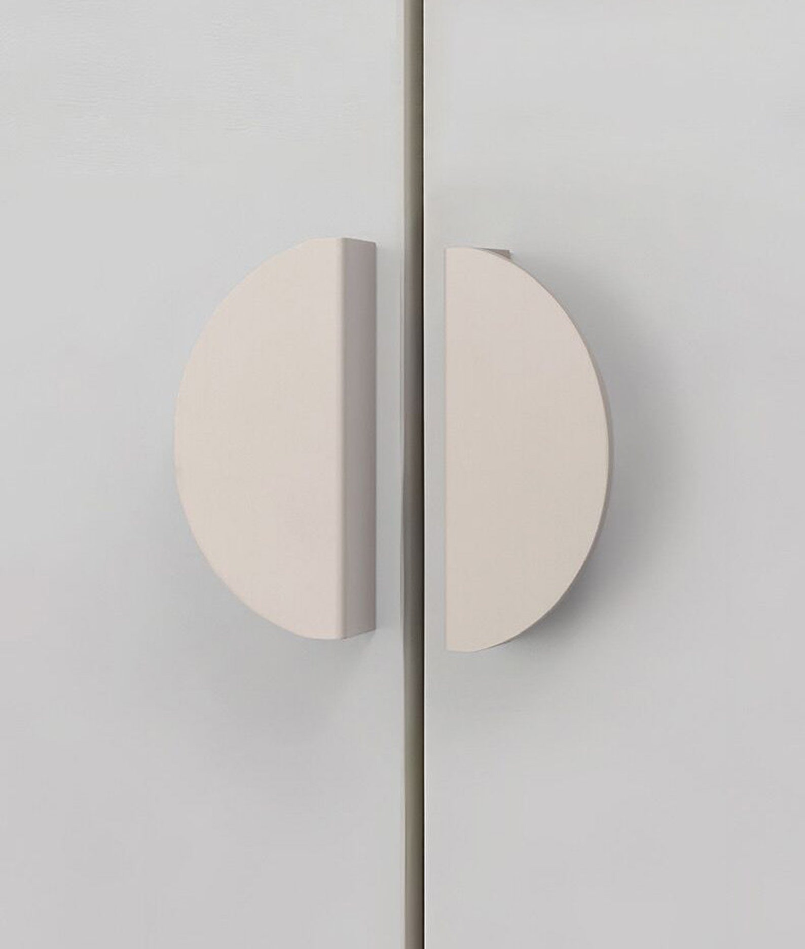 Modern Wardrobe Pull Handle Half Round Pull Handle Drawer Pull Handle ...