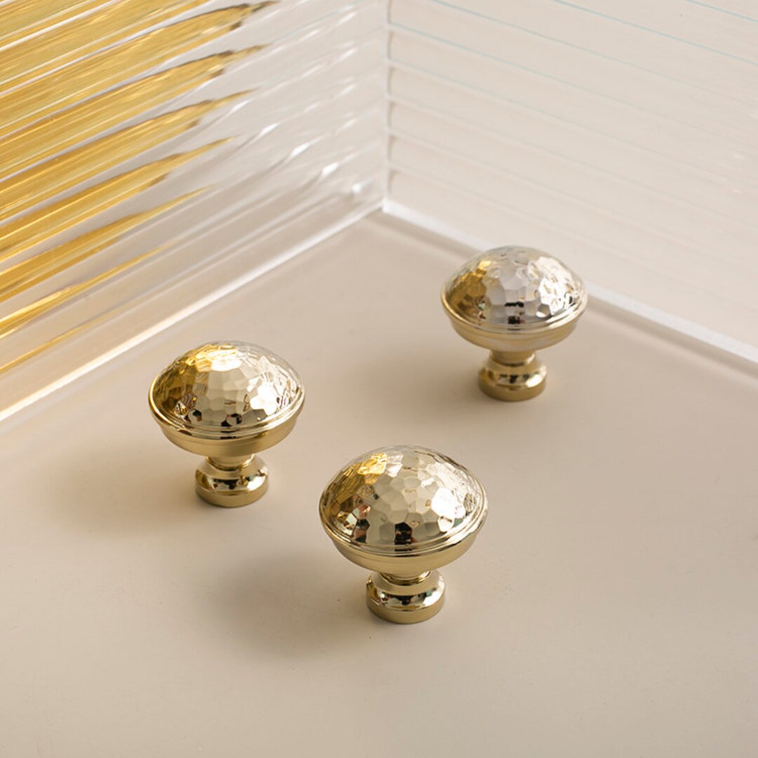 Modern American Hammer Pattern Knob Wardrobe Door Cabinet Brass Ltalian Small Door Knob - Etsy