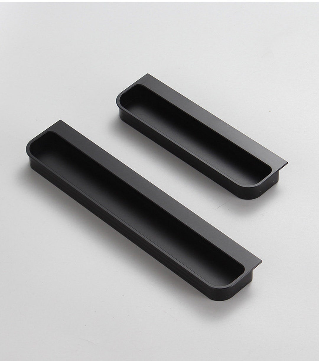 Slotted Pull Handle Cabinet Door Drawer Hidden Pull Handle - Etsy