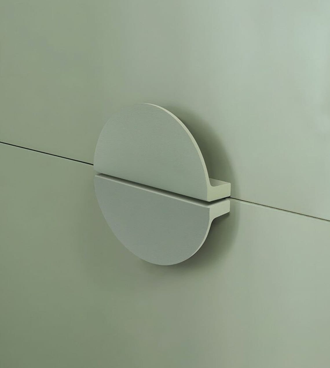 Modern Wardrobe Pull Handle Half Round Pull Handle Drawer Pull Handle ...