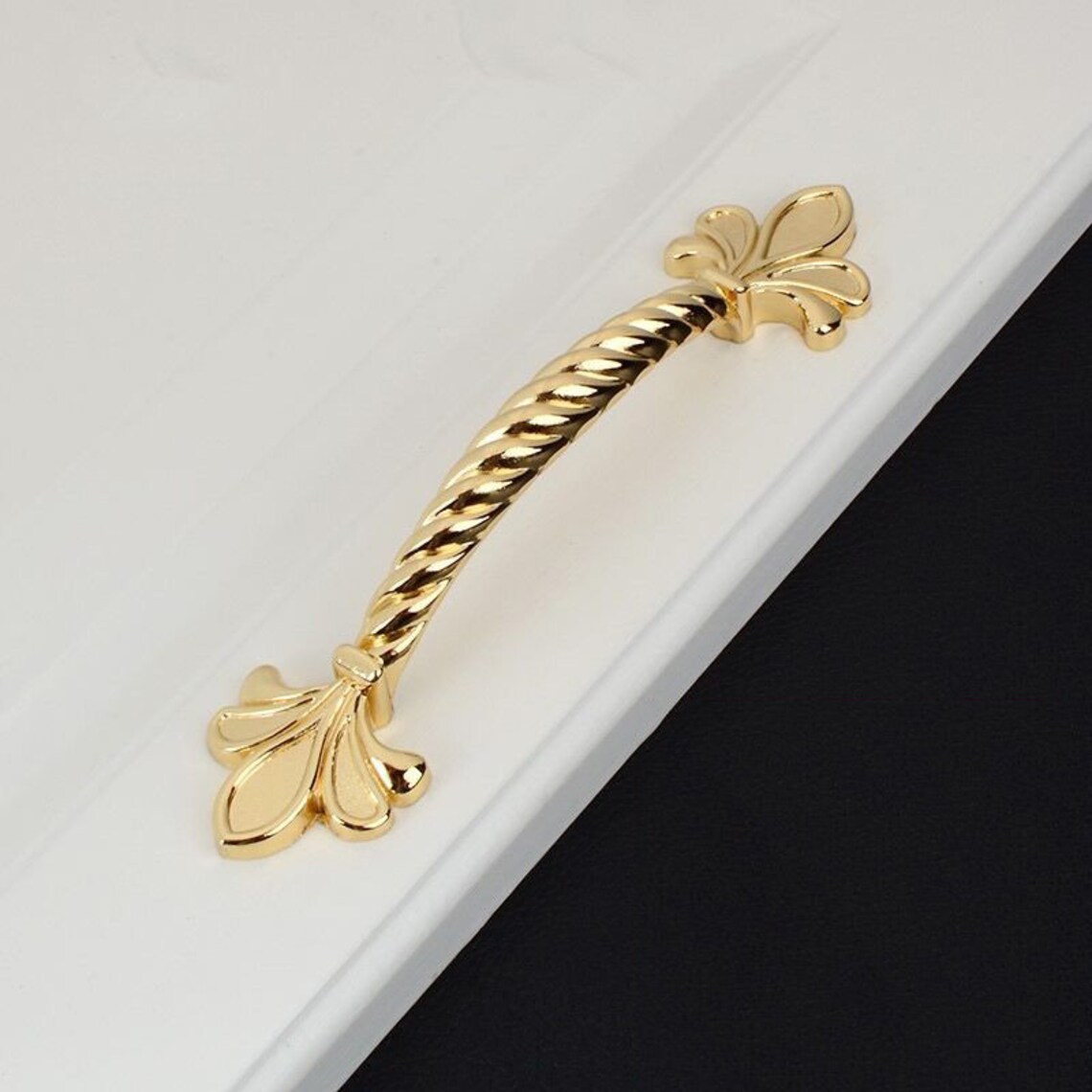 European Bright Gold Drawer Pull Handle Door Pull Handle - Etsy