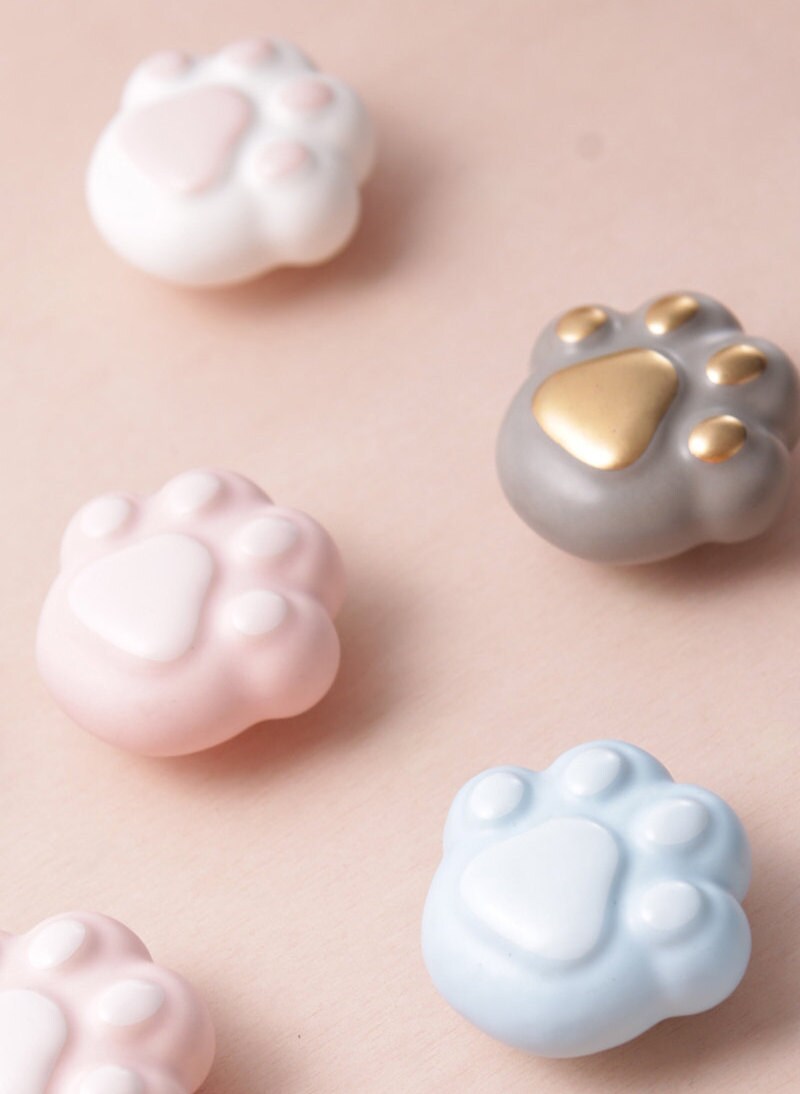 Light Luxury Cute Cat Claw Knob Children's Room Custom Wardrobe Door ...