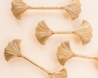 Authentic Pair Early 1900's Solid Brass Bin Pulls/Drawer Handles ...